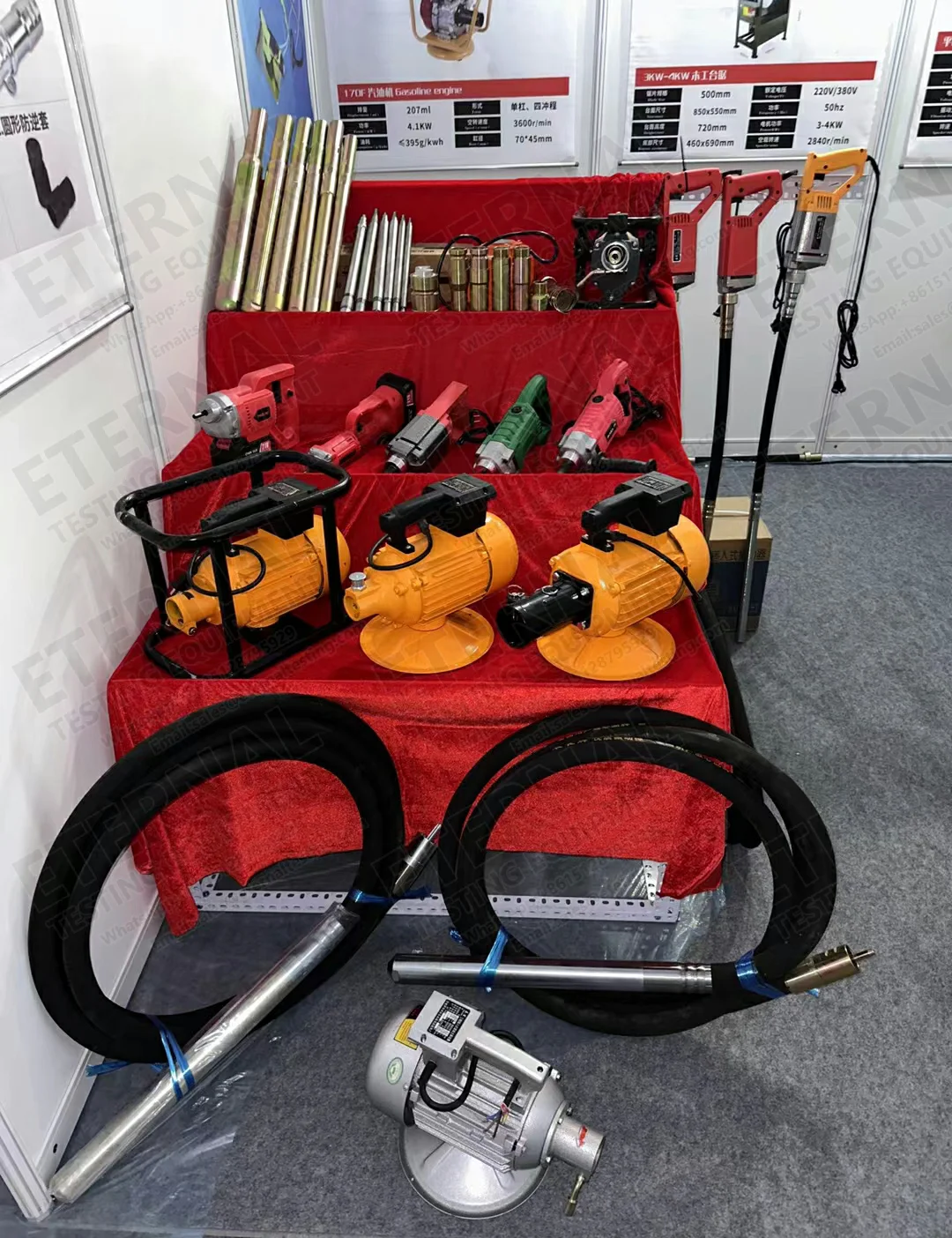 5hp 4 Stroke Robin Engine Ey20 Portable High Frequency Concrete Poker ...