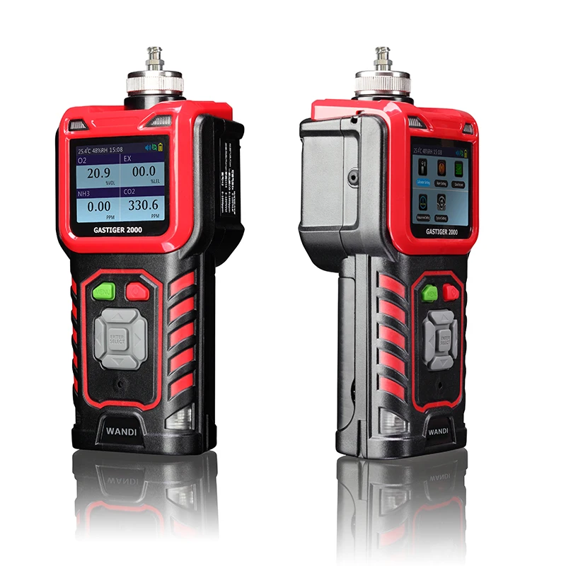 Portable Handheld Cl2 Chlorine Gas Detector 0-50ppm Air Quality Sensor ...