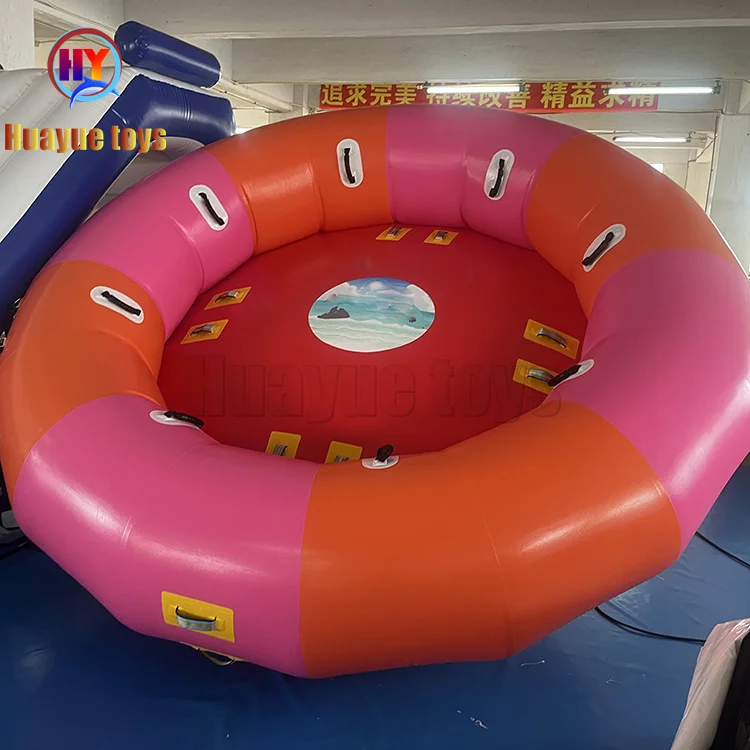 Crazy Inflatable Floating Water Disco Boat Inflatable Water Drag ...