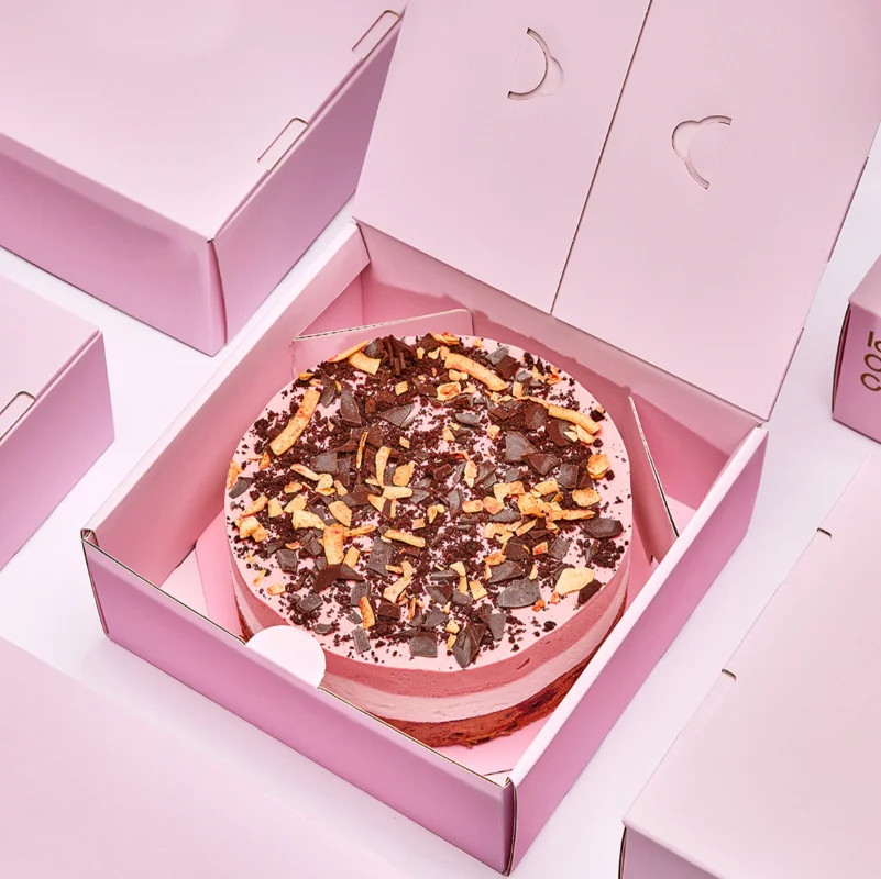 Recycle Luxury Custom Birthday Cake Gift Box Food Bento Takeaway ...