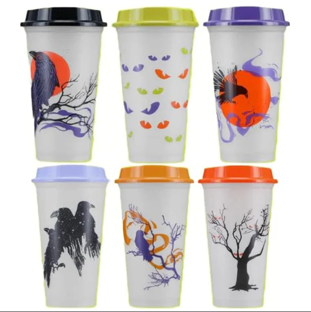 Coffee Cup Series Custom logo Colored Color Changing 16 oz Travel ...