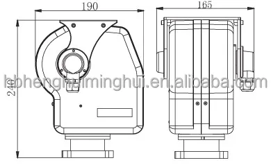 CCTV DC12V Weatherproof Pan Tilt Motorized Head HD3040