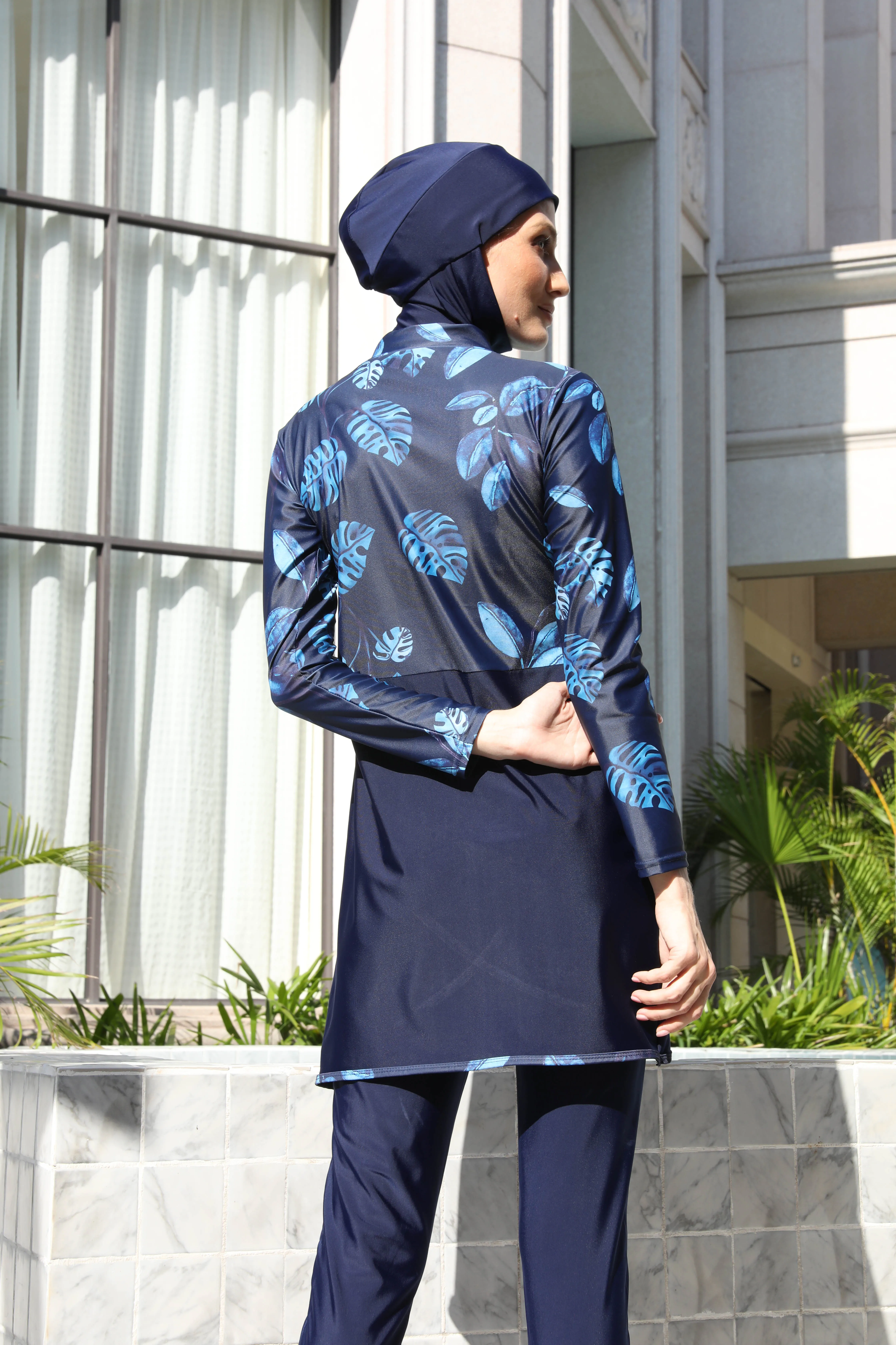 3Pc Traditional Muslim Clothing Burkinis Swimwear Modest Islamic Hijab ...