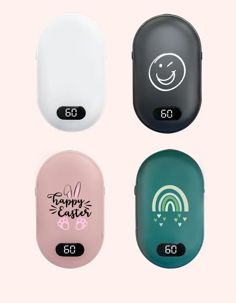 2022 Digital Display Hand Warmer Double Sided Heating Charging Hand ...