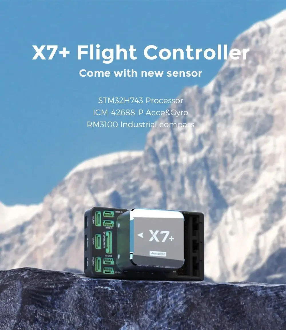 Cuav X7+ Flight Controller Pixhawk Open Source Gps Ist8310 Compass Px4 ...