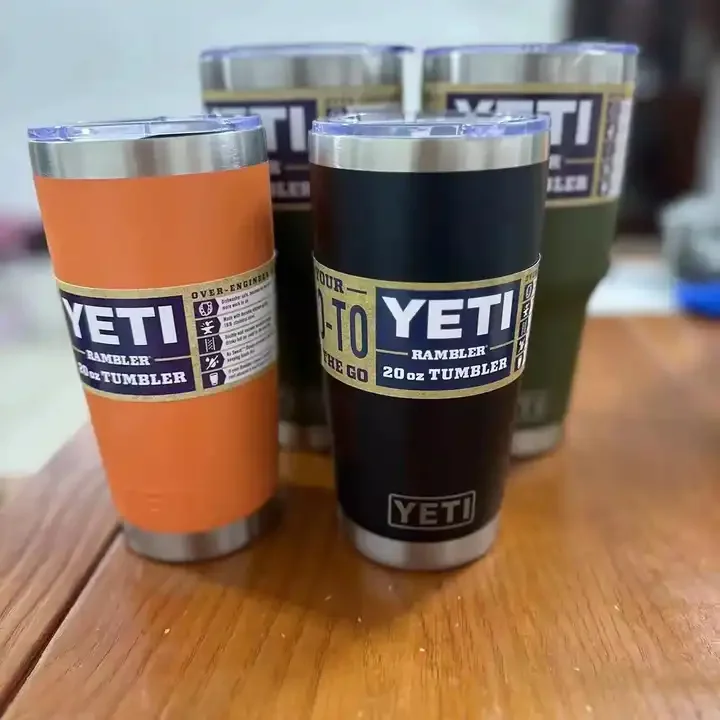 Custom Yety Tumbler 20oz Powder Coated Stainless Steel Tumbler 30oz ...