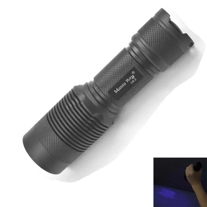 Manta Ray C8.2 5w 365nm Uv Flashlight With S Eoul Viosys Z5 High Power ...