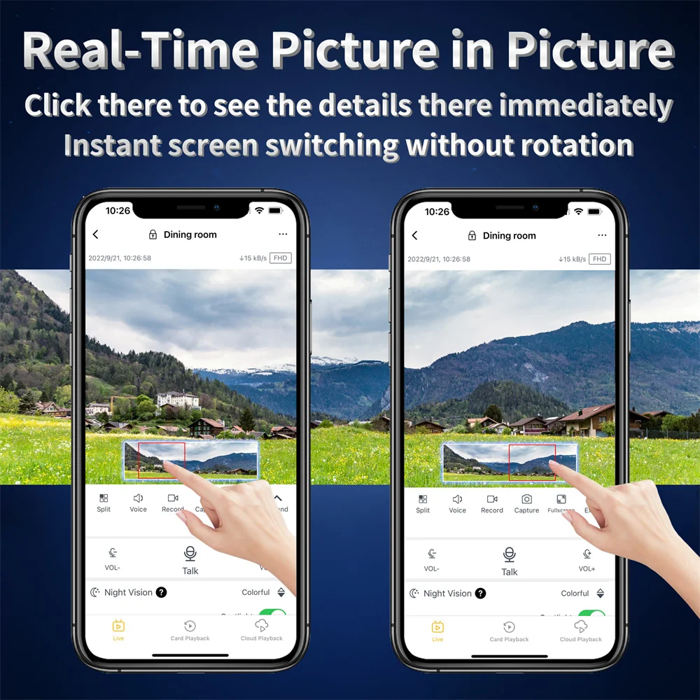 8MP 4K Dual Lens Panoramic Outdoor Camera - AI Human Detection, Night ...