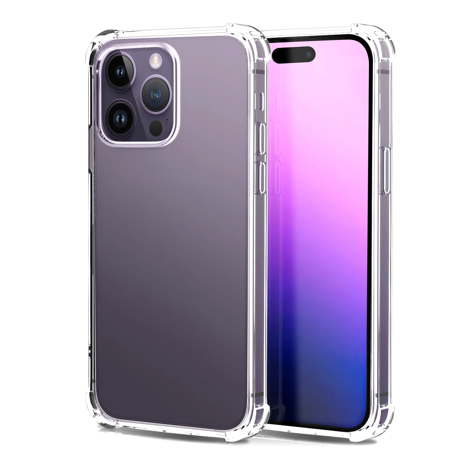 For Iphone 13 Case Shockproof,1.5mm Thin Transparent Crystal Clear Tpu ...