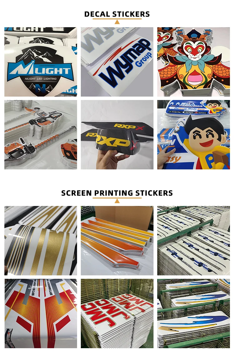 UV Resist Weatherproof Die Cut Logo Vehicle Bumper Stickers
