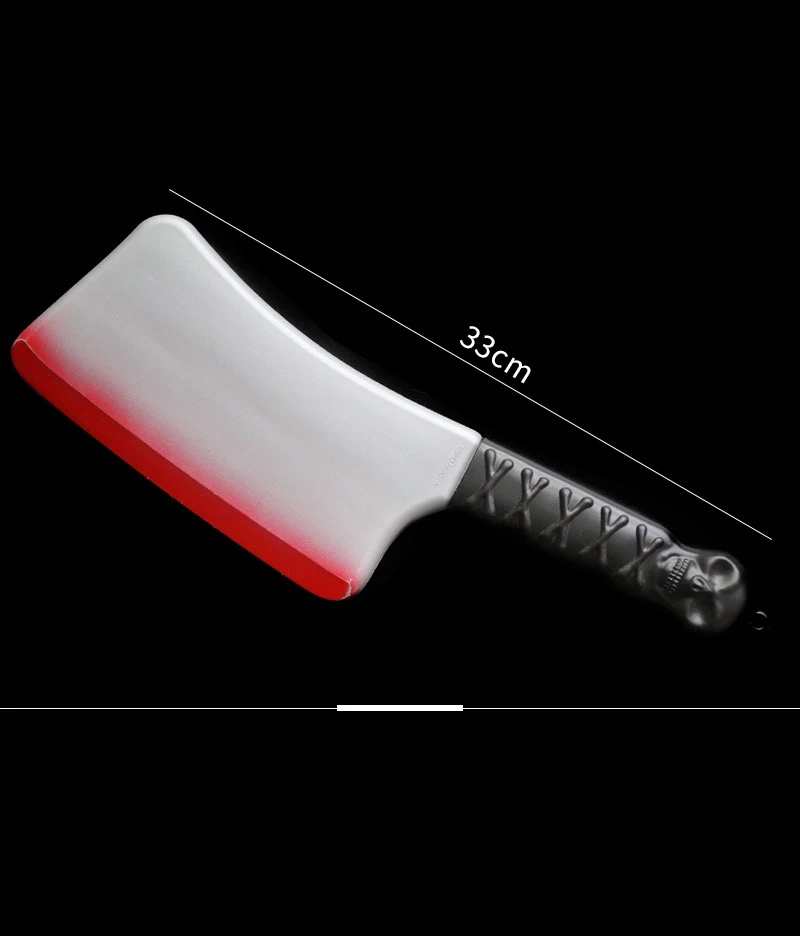 Halloween Fake Bloody Props Plastic Fake Knife Horror Blood Weapons ...