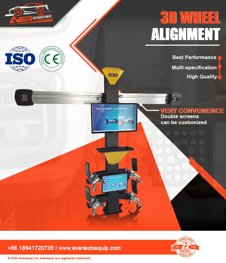 3D Wheel Aligner - Precision Vehicle Alignment Machine