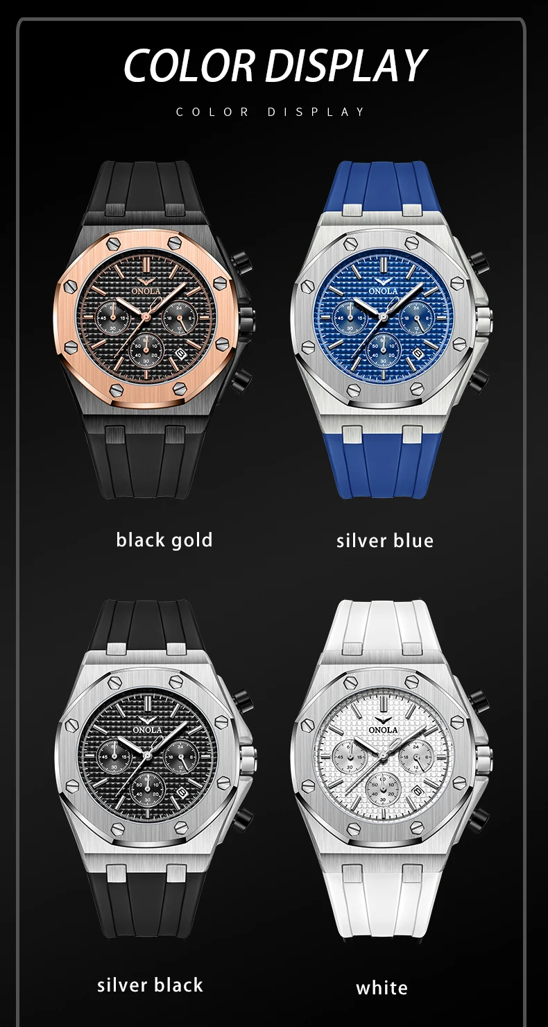 Luxury ONOLA Watch - Multi Functional Chronograph for Men
