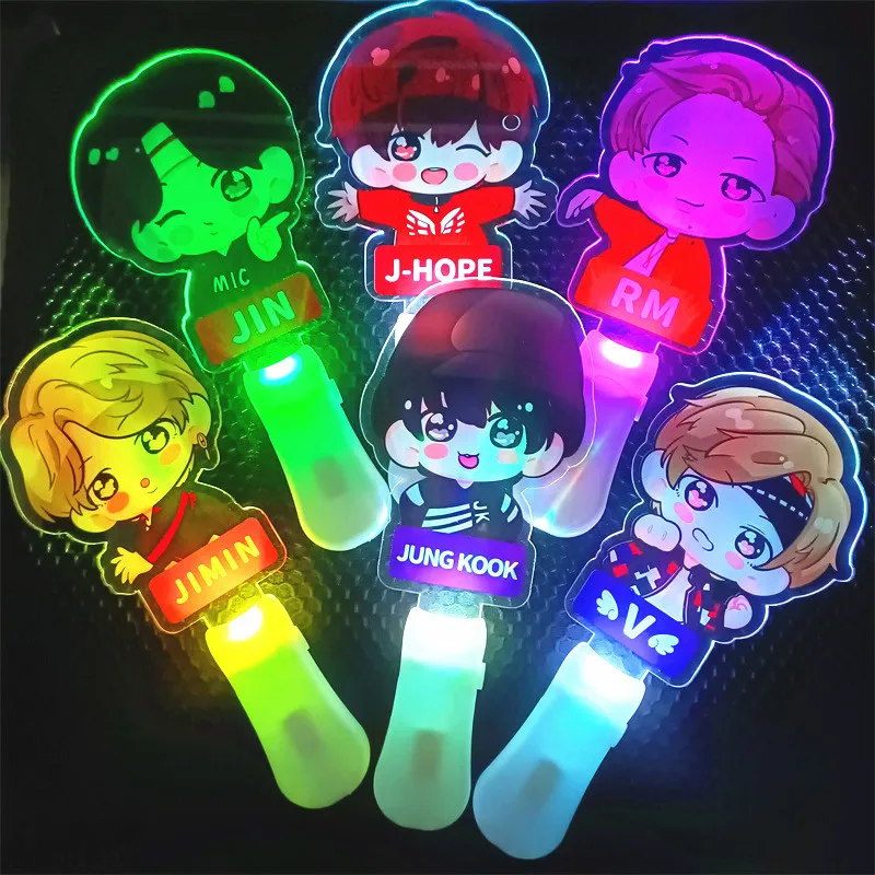Hot Sale Custom Acrylic Kpop Led Light Stick Bangtan Boys JK Jin RM ...