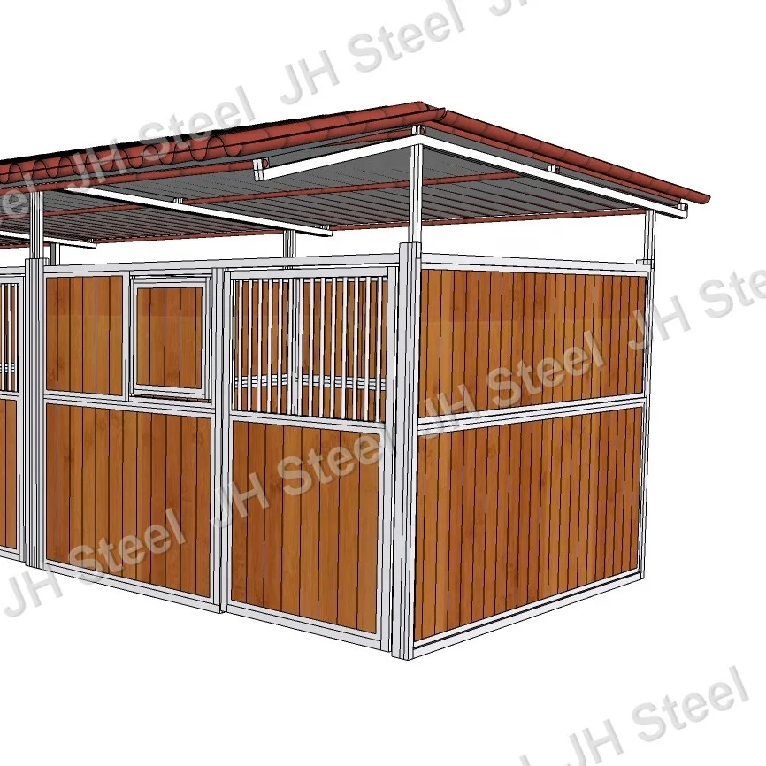 Prefabricated Custom Build Horse Stables Various Infill Options With Or ...
