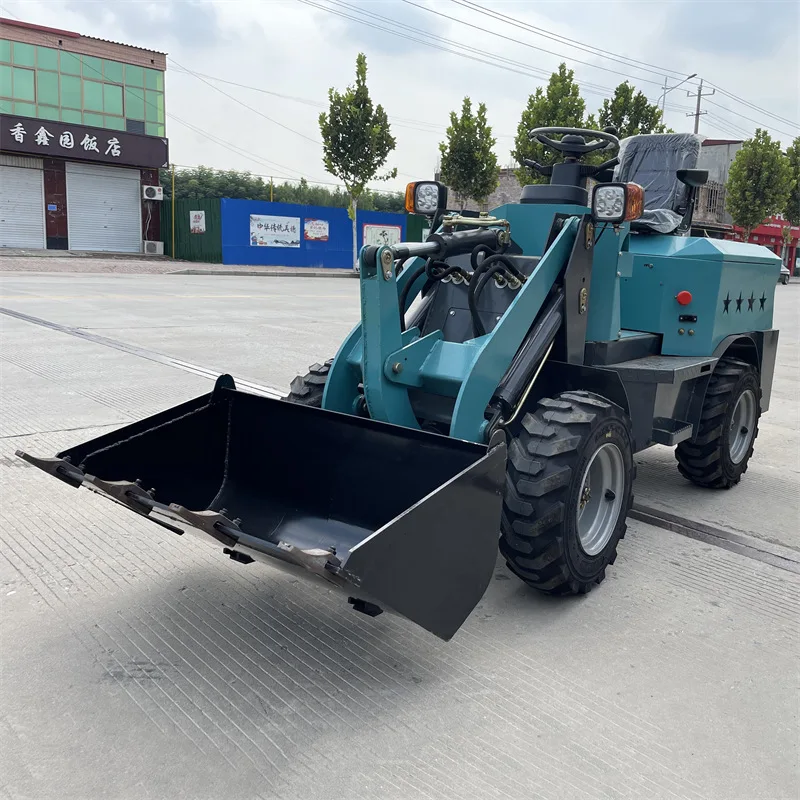 China-Made Electric Loader 200kg-500kg Capacity Mini Wheel Loader with ...