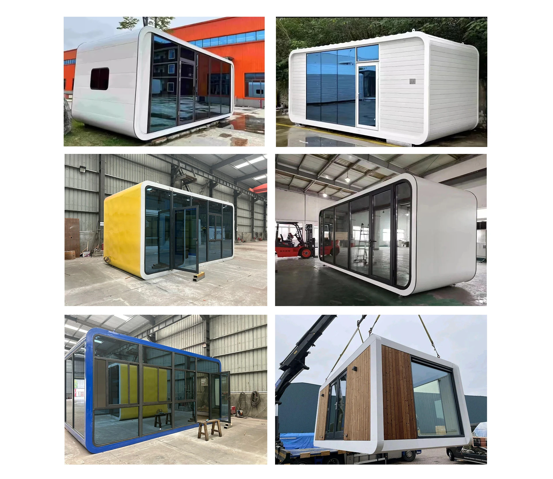 Modern Mini Capsule House 20ft 40ft Apple Cabin for Home Office ...