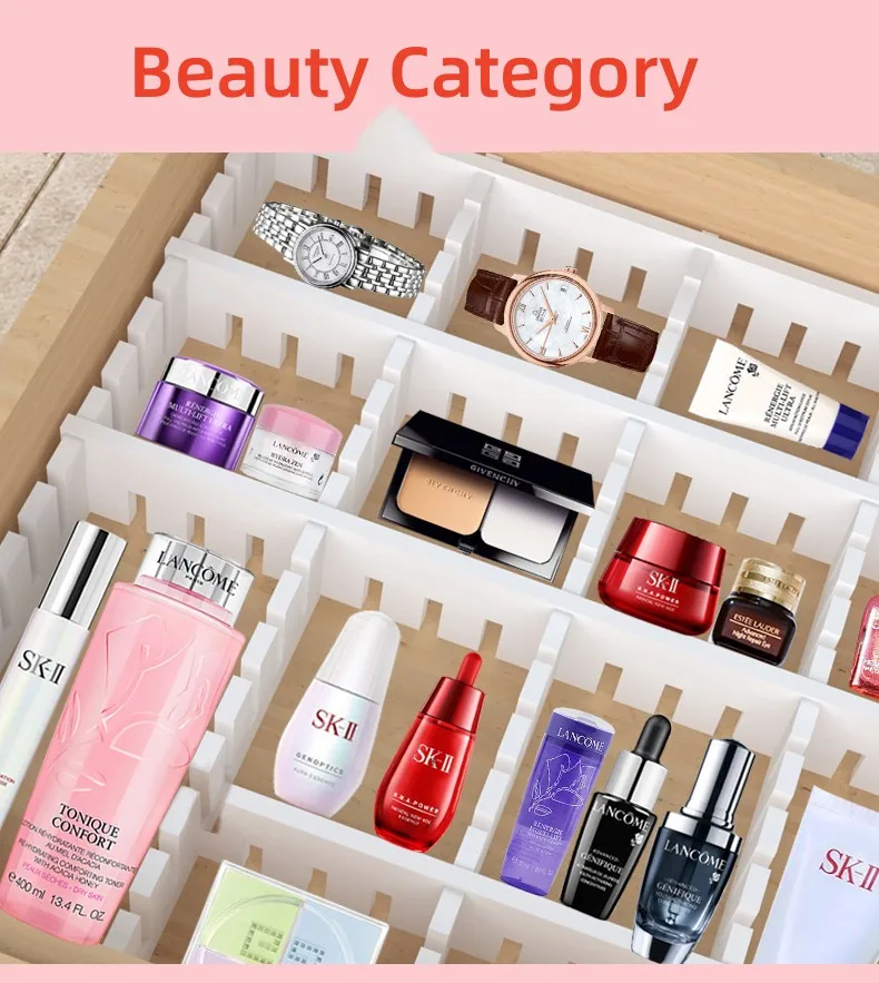 Drawer Divider Storage Partition Board Compartment Dressing Table