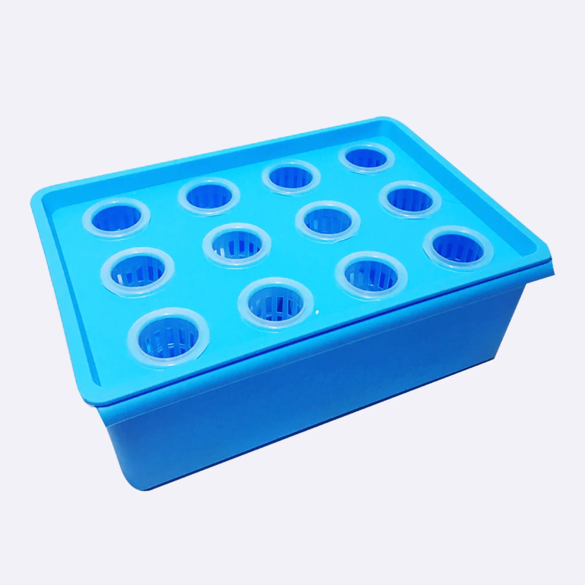 Hot Sale12holes Indoor Hydroponic Plastic Planting Box Vertical System ...