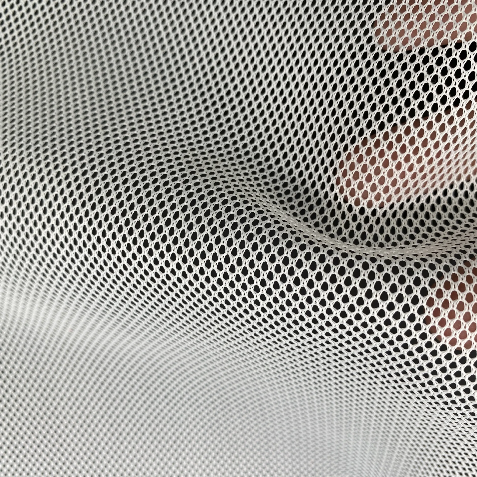 Hexagonal Polyester Mesh Clothing Lined with Polyester Mesh Fabric ...