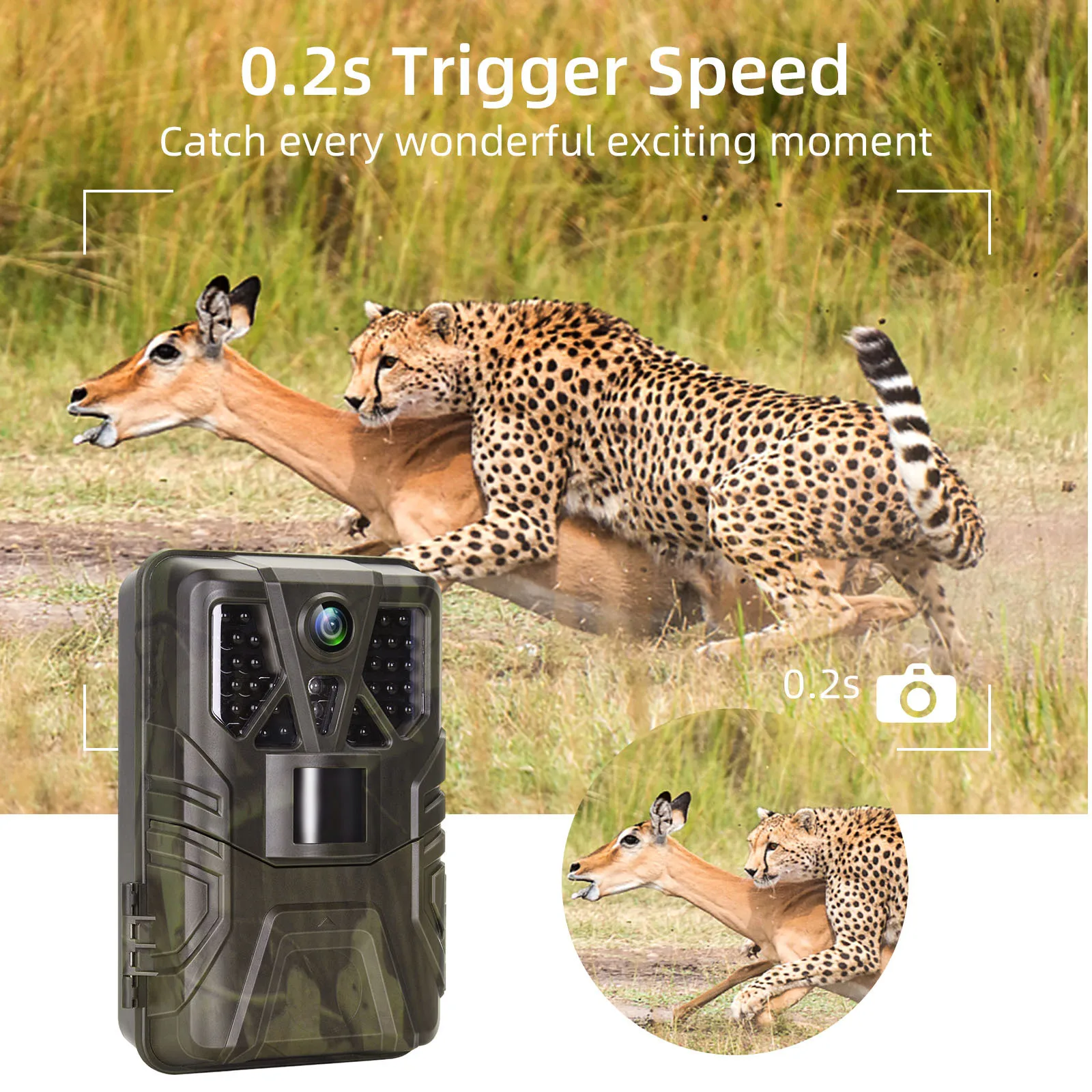 36mp 4k Hunting Camera With App Control Cloud Service Wildlife ...