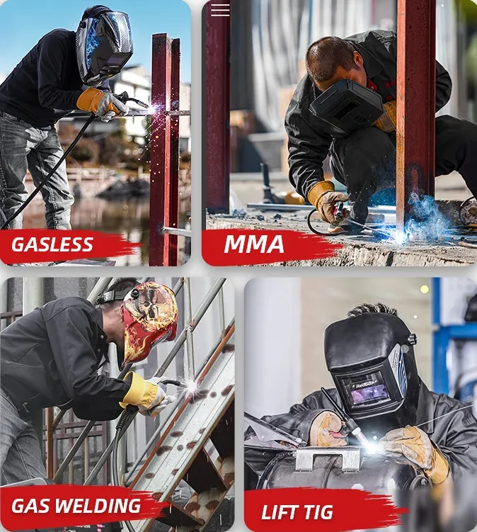 Gassless MIG Welder Machines - 4 in 1 Customized INVERTER