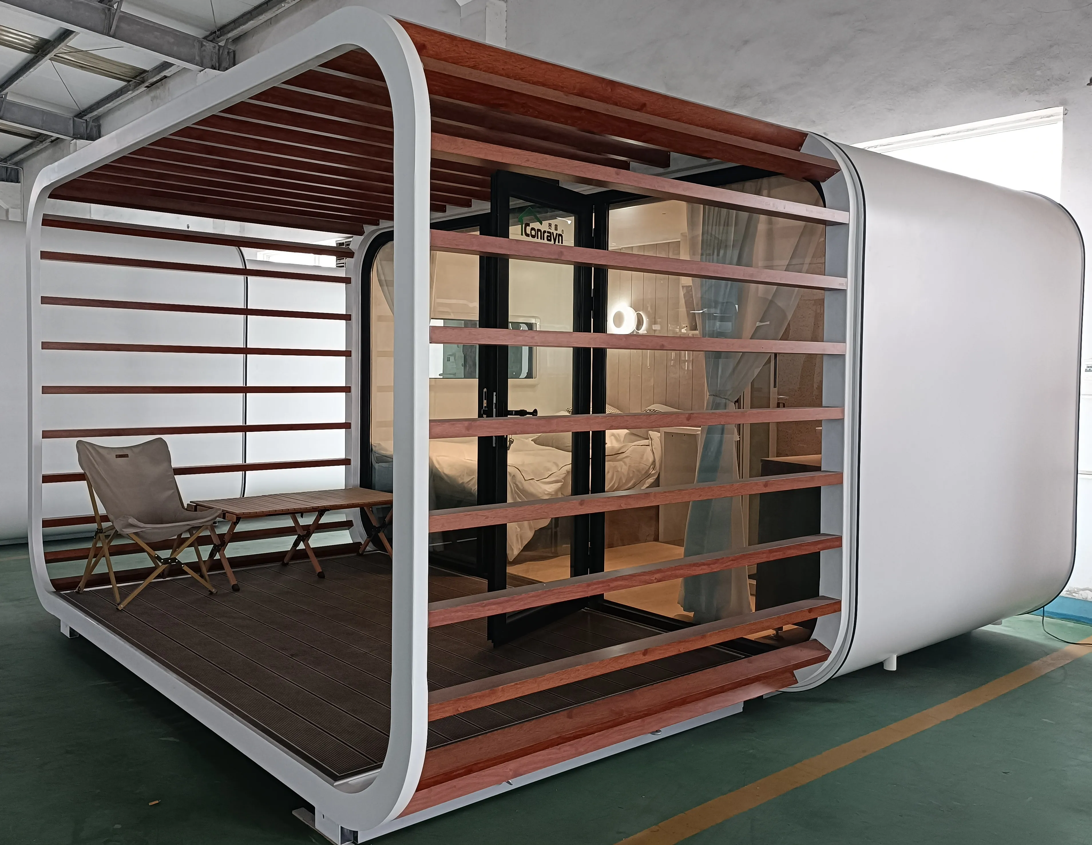 Eco-hostel Outdoor Leisure House Smart Movable Working Office Pod ...