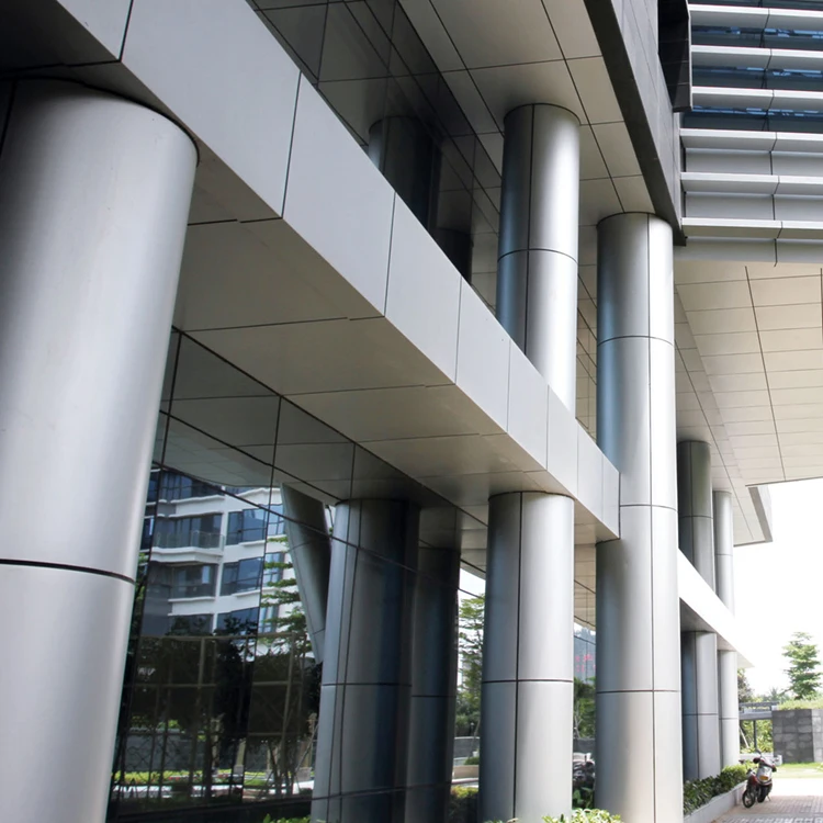 Laser Cut Oval Perforated Pattern Aluminum Metal Panels