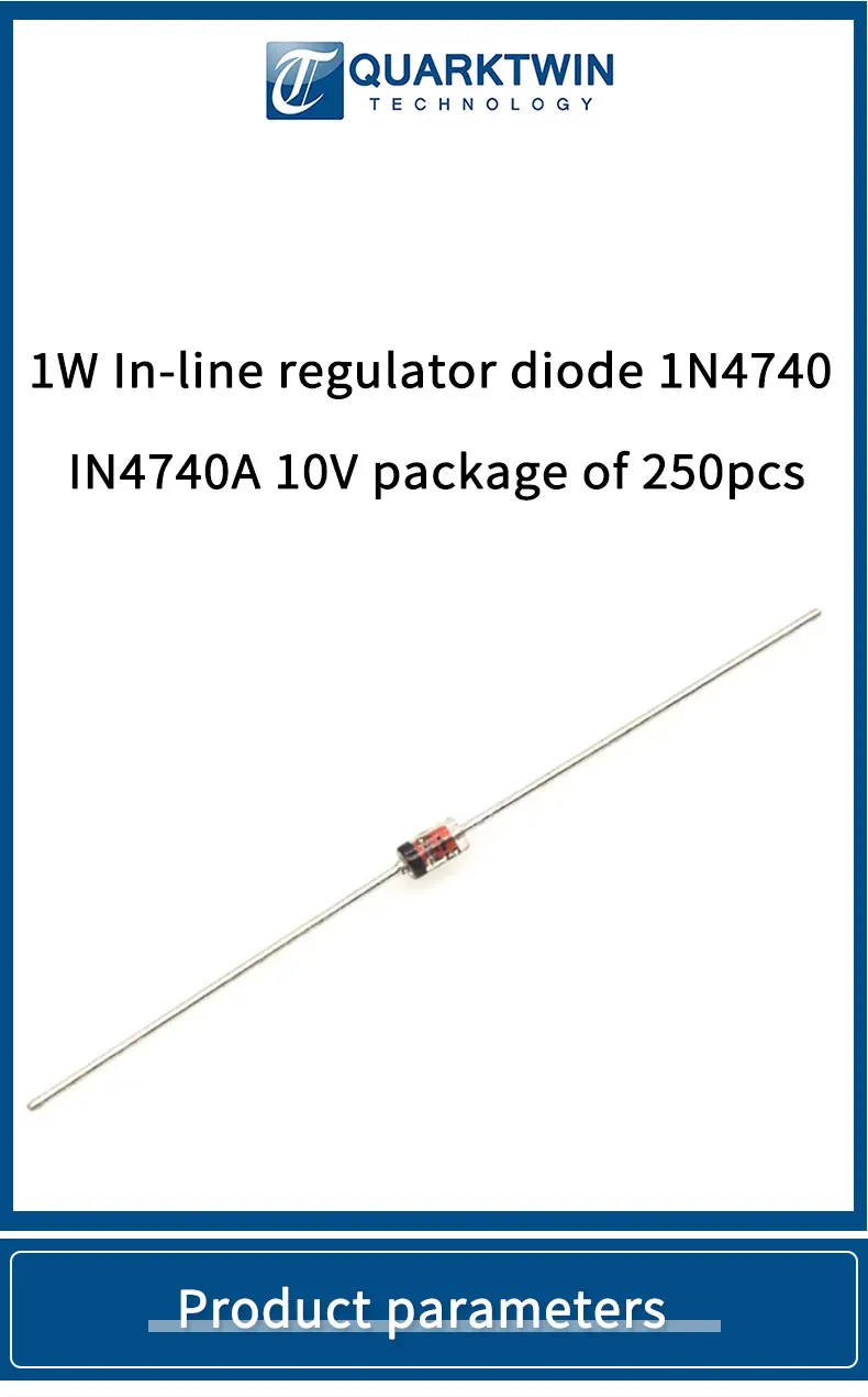 1w In-line Regulator Diode 1n4740 In4740a 10v Package Of 250pcs - Buy ...