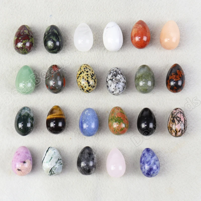 2x3cm Wholesale Little Egg Rock Polished Egg Shaped Gemstone Crystals ...