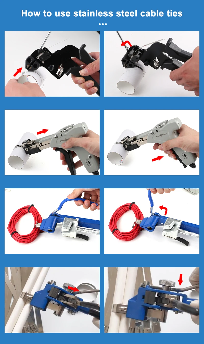 Baler Clamping Bundle Fastening Thickness Manual Stainless Steel Tool ...