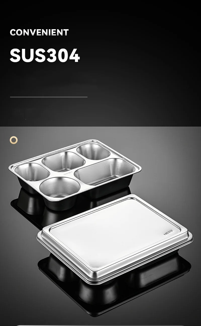 304 stainless steel fast food plate student food tray sus 304 plate ...