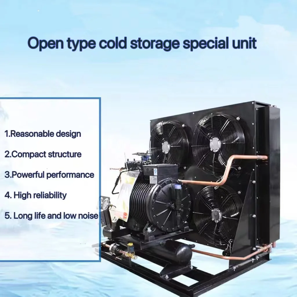 High Quality Brand Air Condensing Unit Cold Room Condenser Unit Refrigeration Compressor For ...