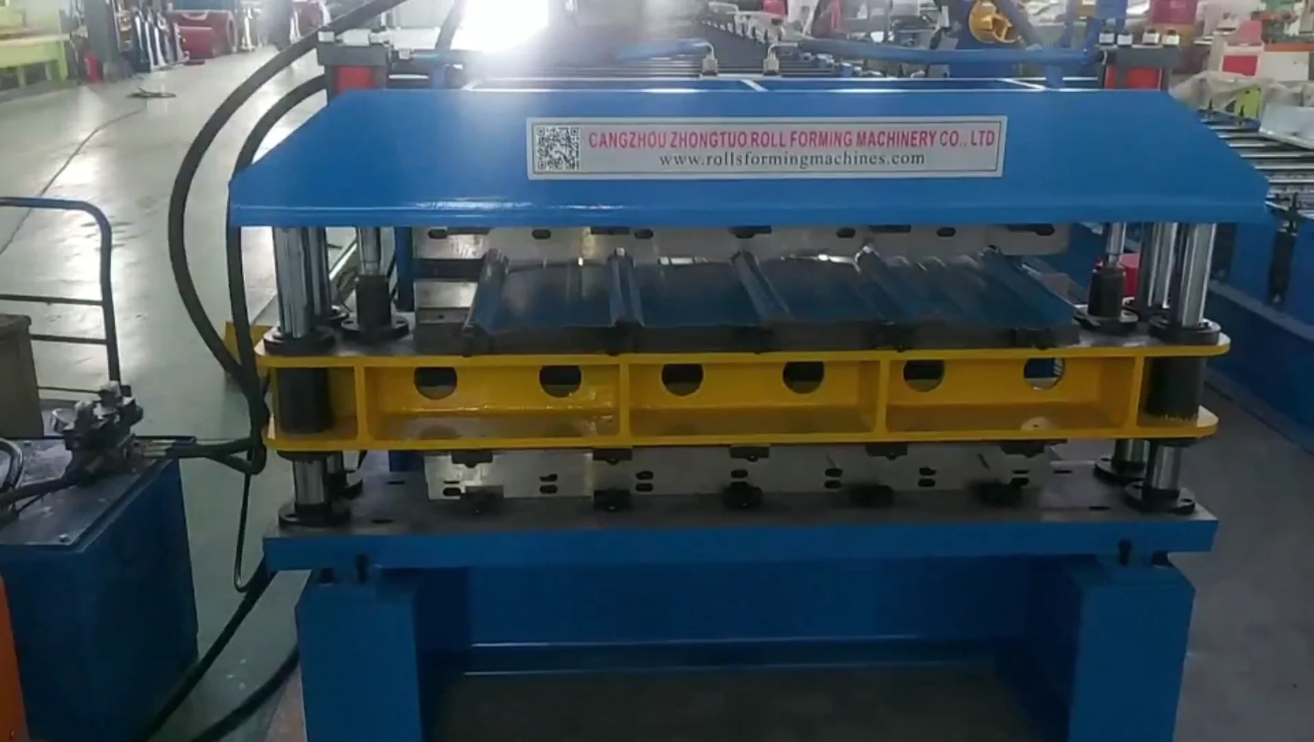 Direct Selling Double Layer Trapezoidal Roof Tile Machine Corrugated ...