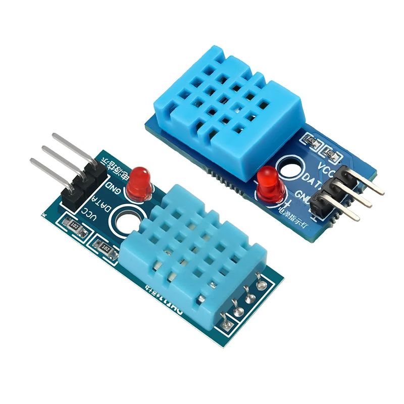 DHT11 Humidity Module With LED Light Temperature Sensor Board ESP-01 ...