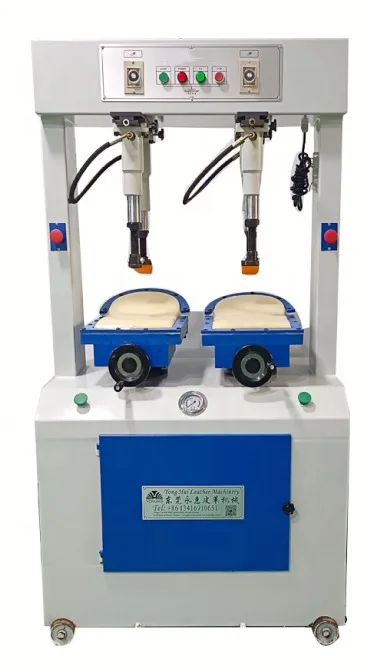 Shoe Sole Attaching Press Machine For Making Shoes Double Cylinder ...