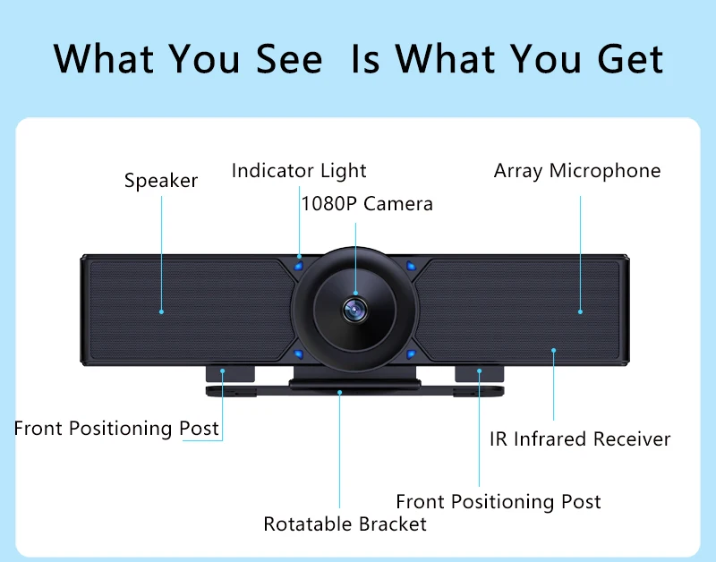 Video Conference Web Camera EPTZ Camera 1080P Usb Webcam Speaker ...