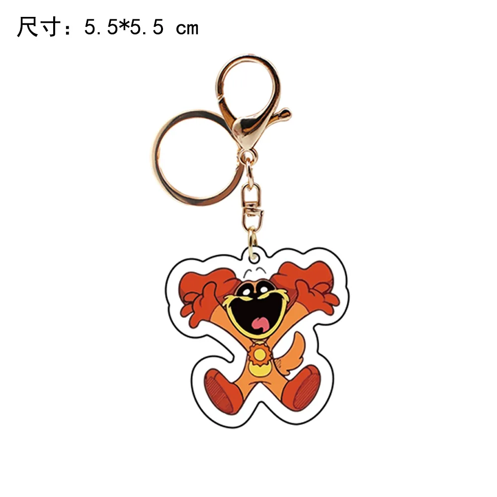 Cartoon Anime Playtime Smiling Critters Keychain Horror Animal Series ...