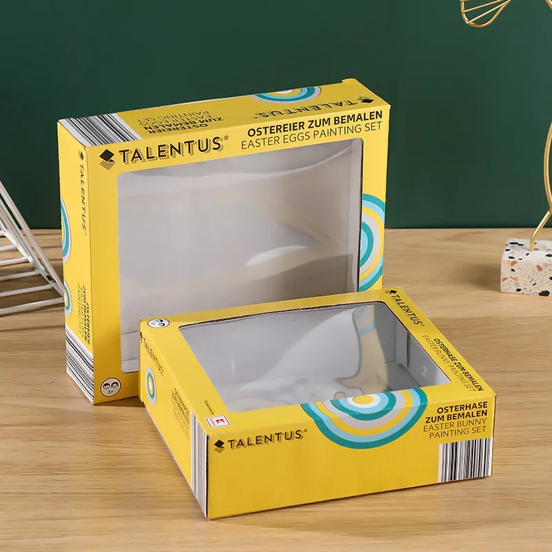 Factory Custom Packaging Boxes For Toy Gift Packing With Clear Plastic ...