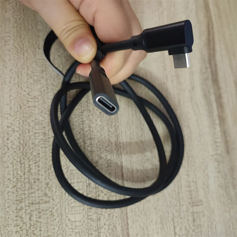 Right Angle USB C Extension - Fast Charging & Data Transfer