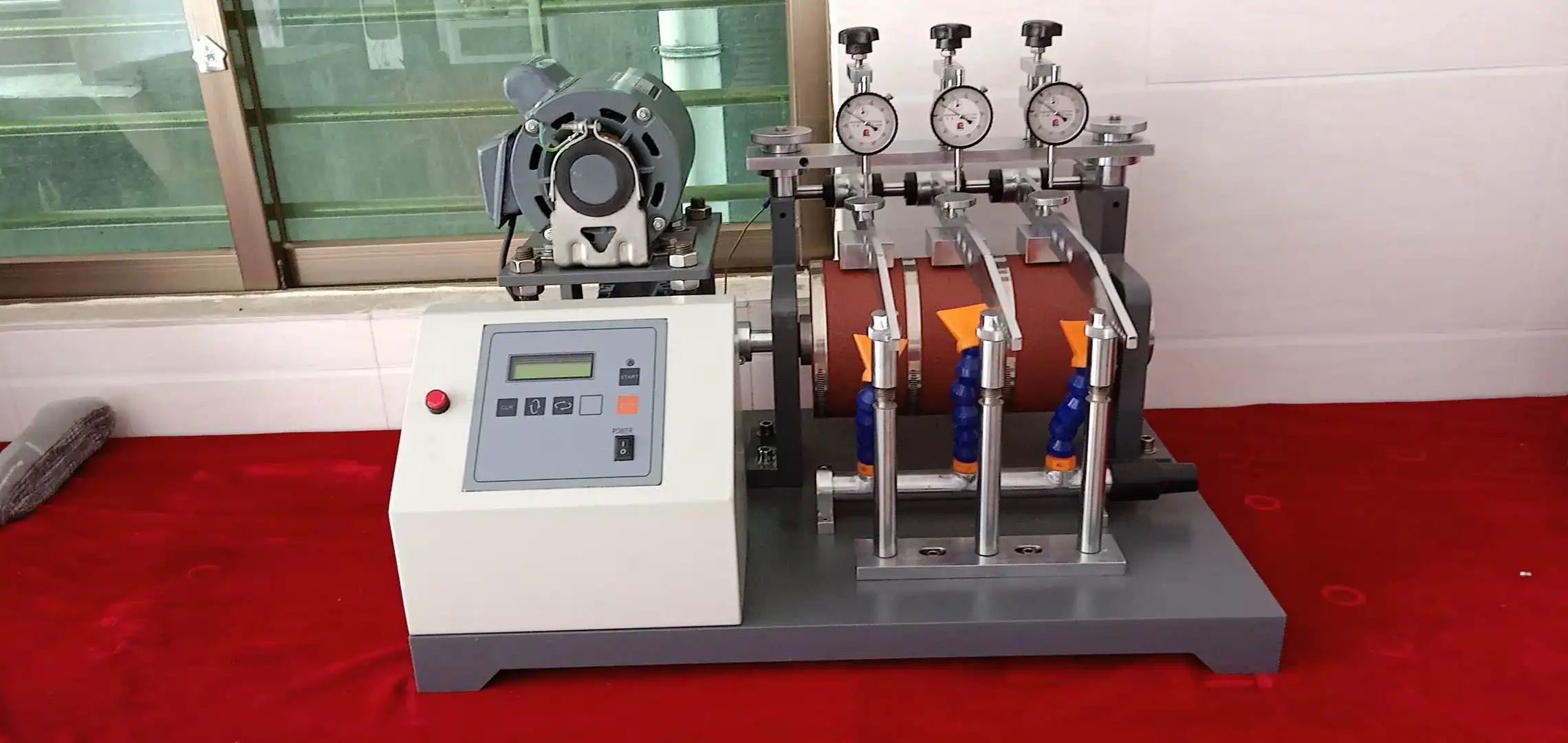 Astm D1630 Nbs Rubber Shoe Sole Abrasion Testing Machine - Buy Nbs Shoe ...