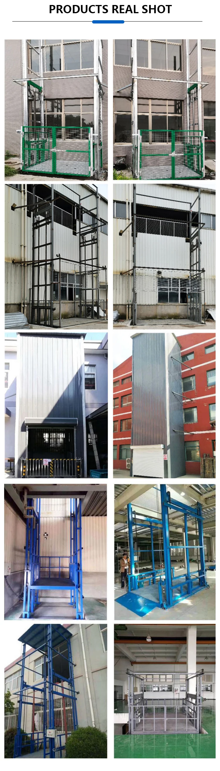 Elevator Platform - Heavy Load Lift for Warehouse Cargo