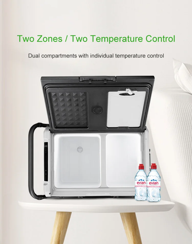TWW55 55L Mobile Fridge Freezer - Dual-Zone Cooling Power