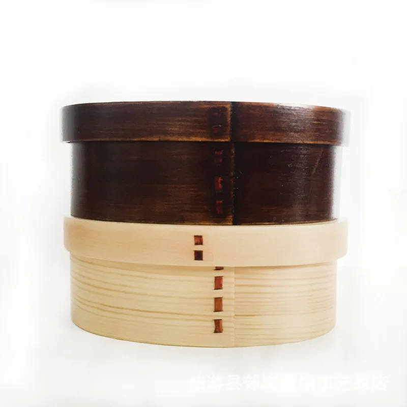 Heatable Tiffin Boxes Wood One Layer Microwavable Bamboo Lunch Bento ...