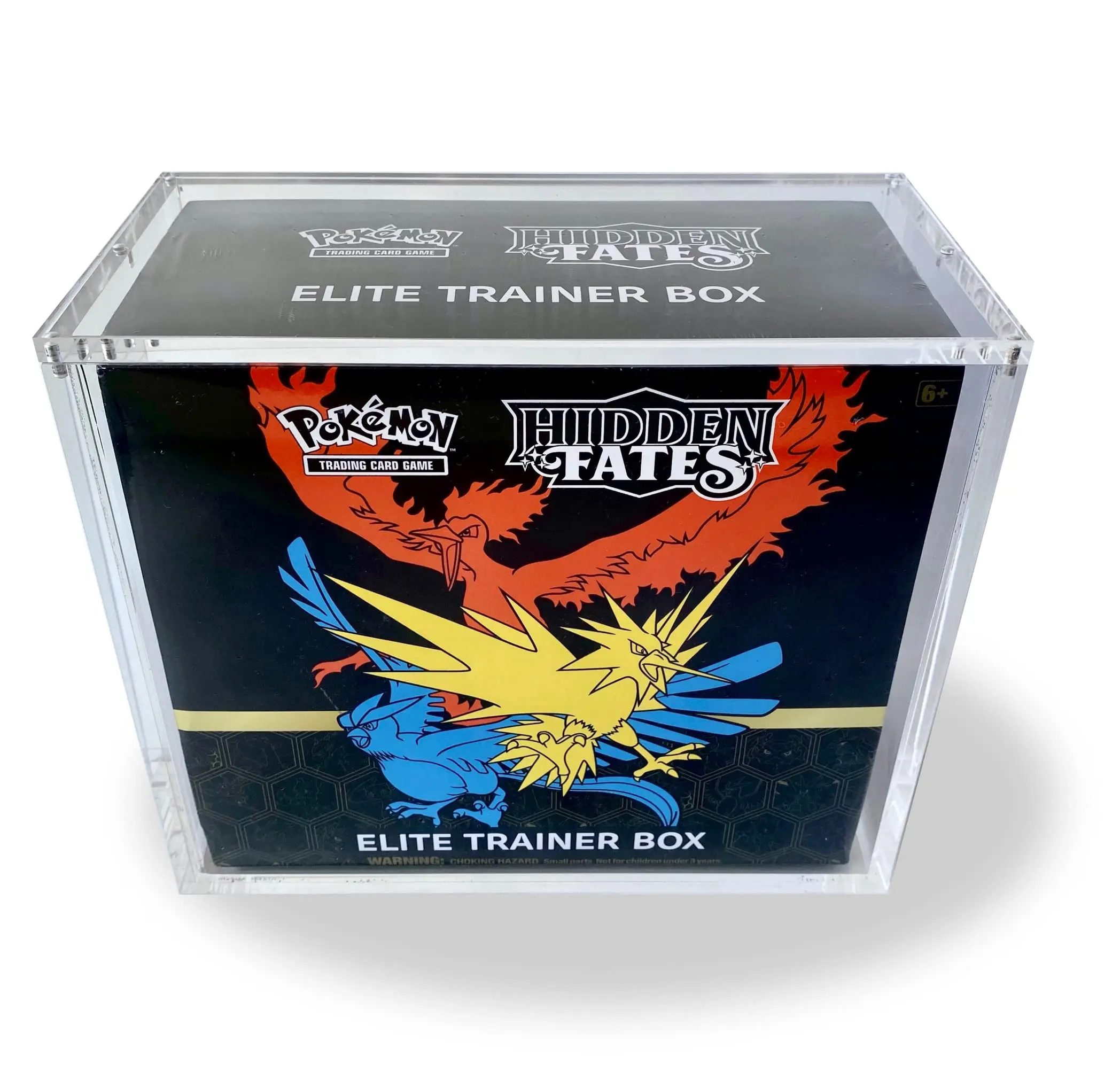 Clear Acrylic Display Box for Pokemon - Customizable Size