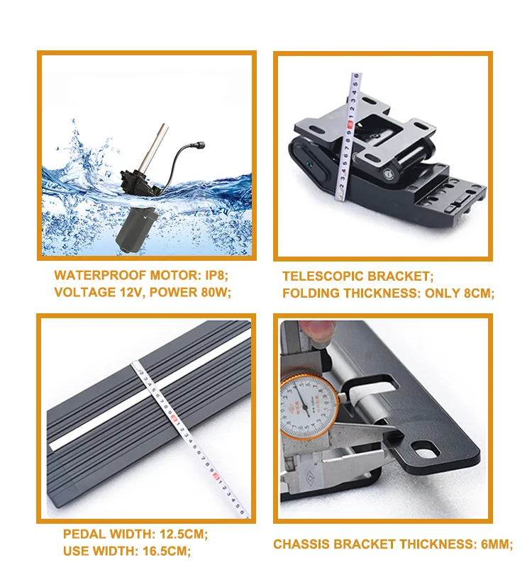 Liush Auto Car Power Electric Side Step Running Board for Benz Sprinter ...