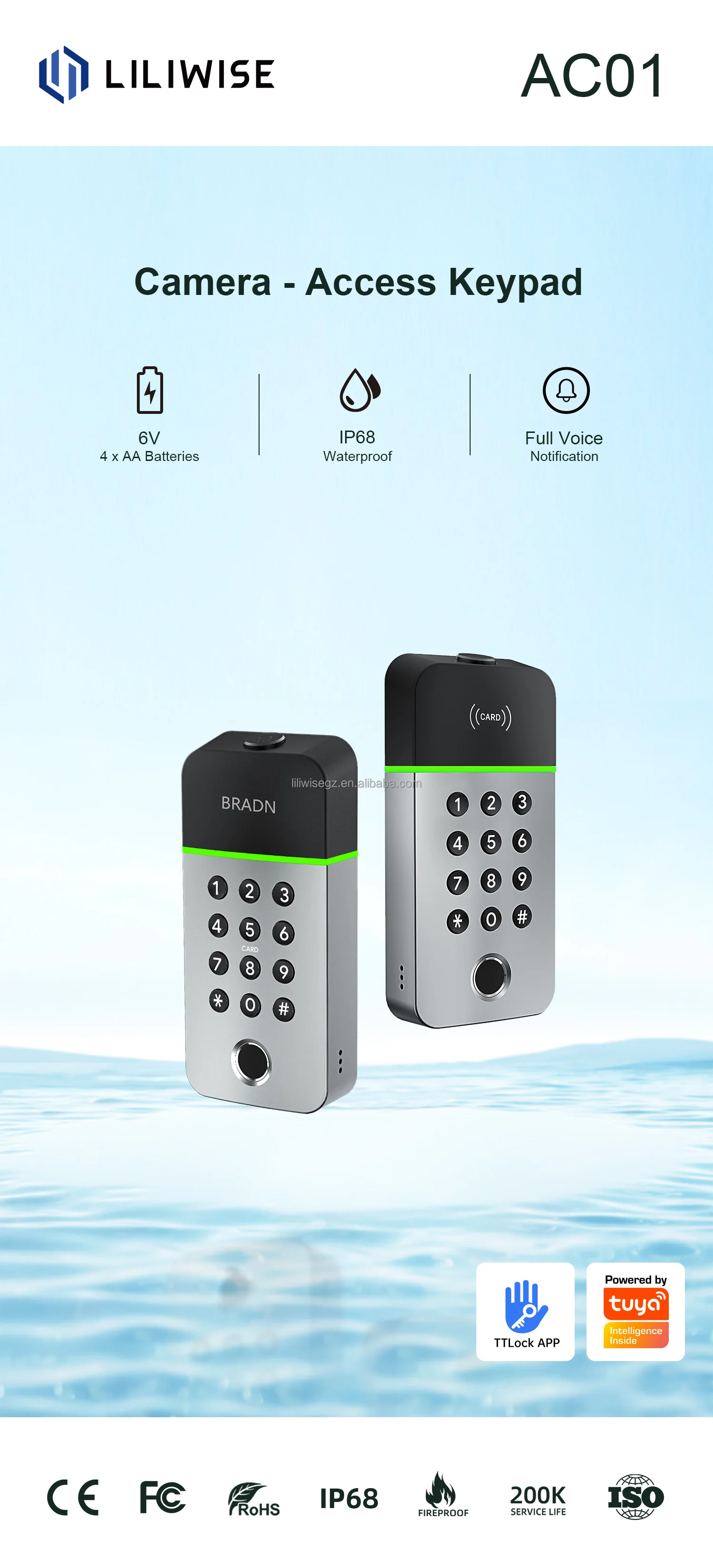 Liliwise Smart Lock - Secure Your Outdoor Access Control