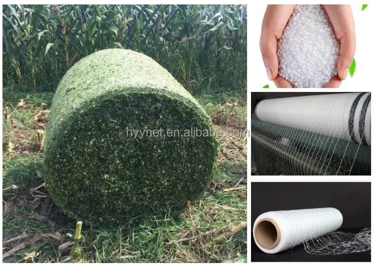 High Quality Agricultural Hay Wrap Bale Net Wrap Film Net Mini Bale Net ...