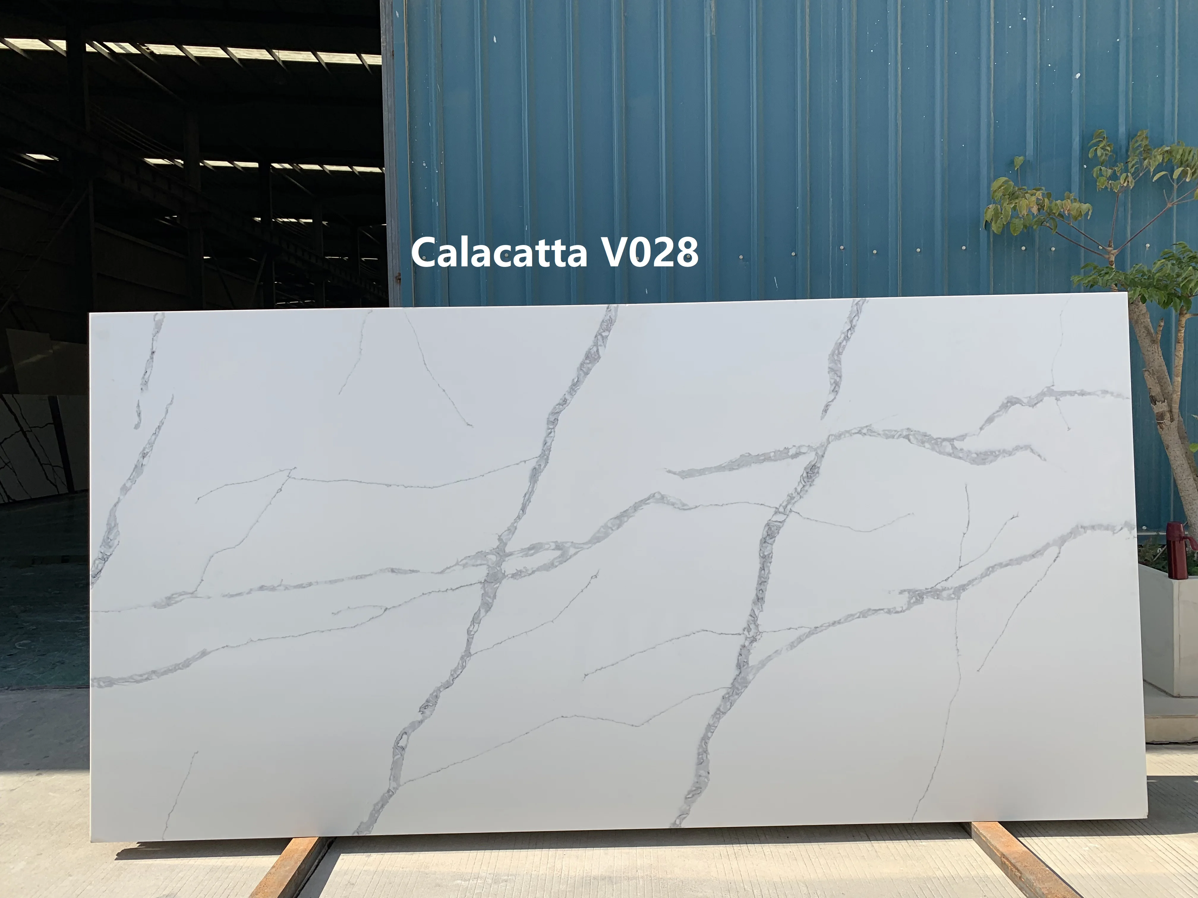 Artificial Calacatta White Quartz Engineered Calcata Stone Products ...