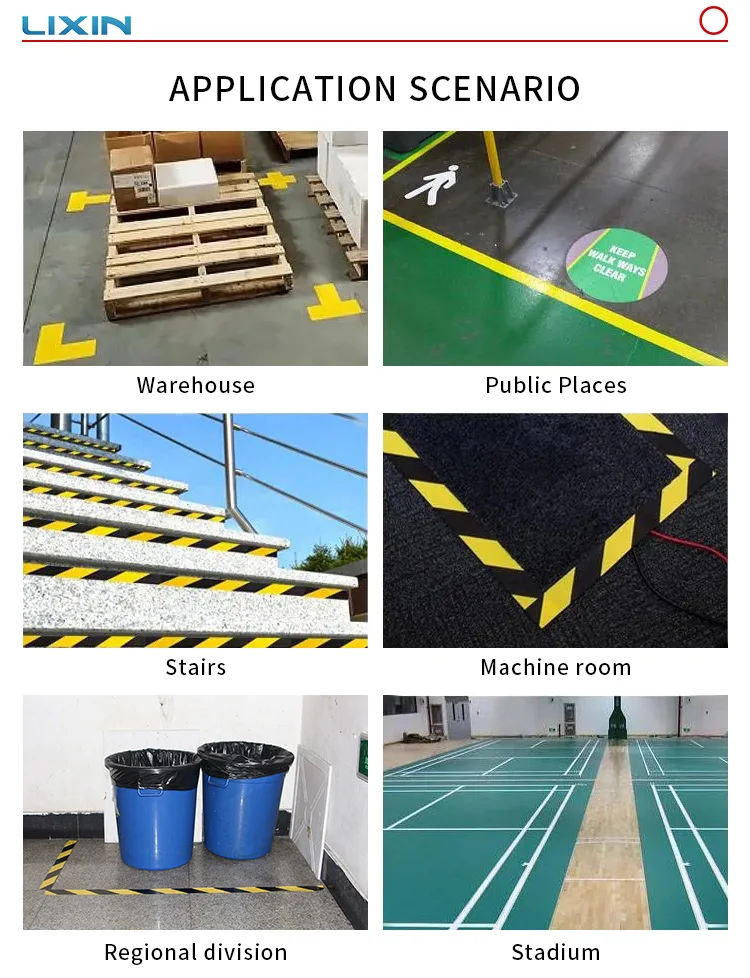 Custom Caution Marking Floor Tape for Safety & Compliance